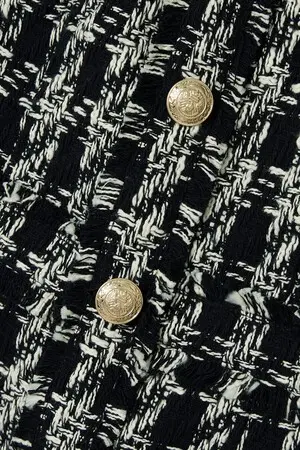 L'Agence Jade Button-embellished Mini Dress