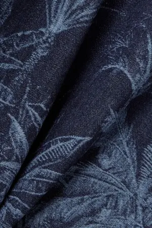 Alanui Jungle Toile De Jouy Denim Tunic