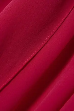 ESSE STUDIOS Classico Silk Crepe De Chine Wide-leg Pants