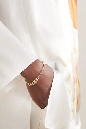 LUCY DELIUS Trombone 14-karat Diamond Bracelet