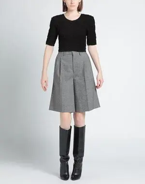 GANNI Cotton Crop Top - Black