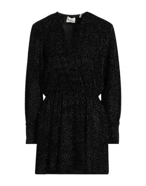 MARANT ETOILE Crepe Mini Dress - Black