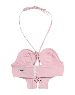 JULFER Halterneck Corset Top - Pink