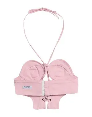 JULFER Halterneck Corset Top - Pink