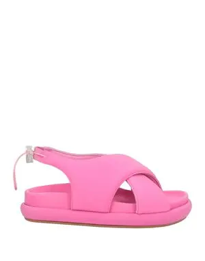GIA BORGHINI Slingback Flatform Sandals - Pink