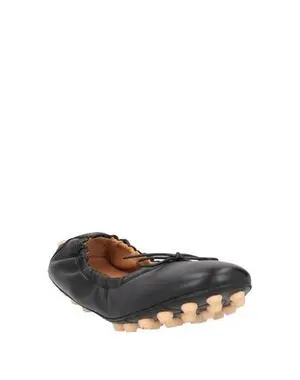 TOD'S Ballet Flats In Leather - Black