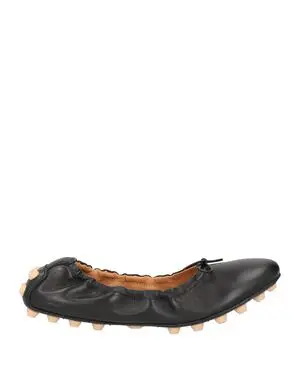 TOD'S Ballet Flats In Leather - Black