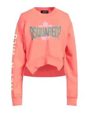 Dsquared2 Cotton Fleece Sweatshirt - Red