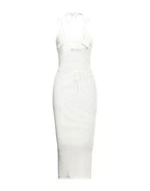 ANDREĀDAMO Knit Embellished Midi Dress