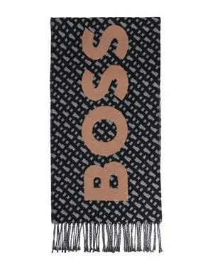 BOSS Scarf Polyacrylic, Wool, Polyamide - Grey