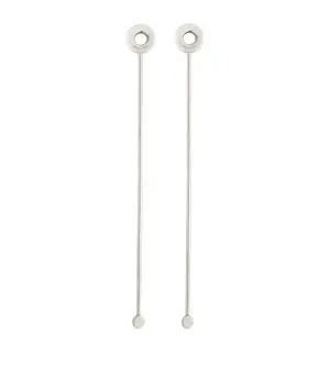 Christofle Stainless Steel Oh De Cocktail Stirrers - Silver