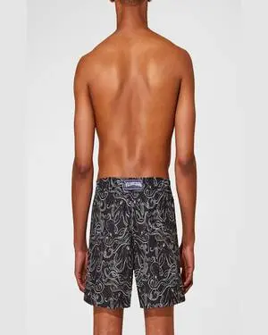 Vilebrequin Octopus-print Swim Shorts