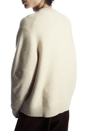 Cos Thermal Henley Sweater