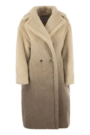 Max Mara Cat - Teddy Bear Icon Coat In Wool And Alpaca - Sand