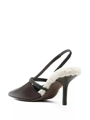 Brunello Cucinelli Monili-embellished Slingback Pumps