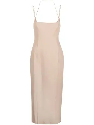 The Attico Stripes Cocktail Dresses
