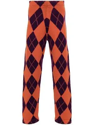 LIBERAL YOUTH MINISTRY Arlequin Wool Trousers
