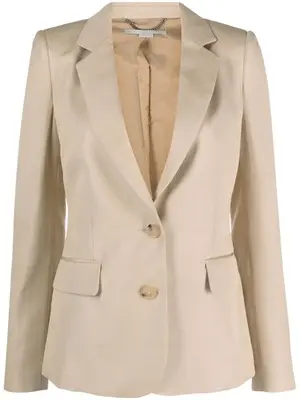 Stella McCartney Notched-lapels Blazer - Neutrals