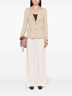 Stella McCartney Notched-lapels Blazer - Neutrals