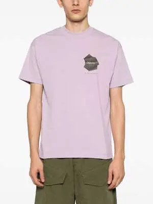OBJECTS IV LIFE Thought Bubble Spray-print T-shirt - Purple