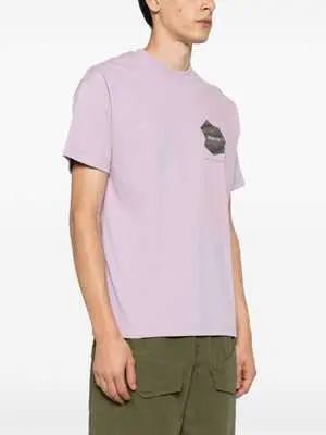 OBJECTS IV LIFE Thought Bubble Spray-print T-shirt - Purple