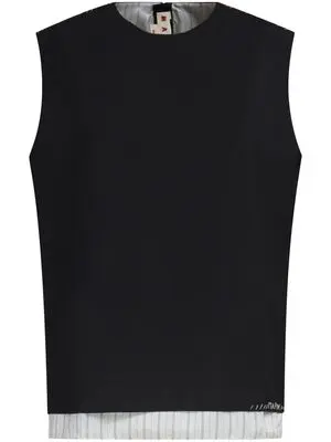 Marni Stripe-detail Layered Blouse