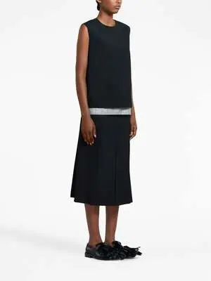 Marni Stripe-detail Layered Blouse