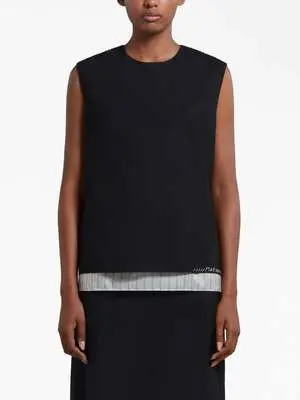Marni Stripe-detail Layered Blouse