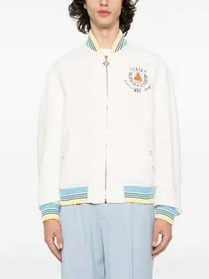 Casablanca Trophy Bomber Jacket - Neutrals