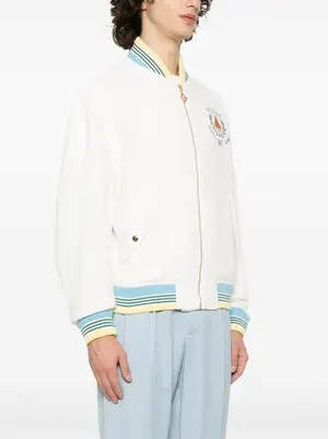 Casablanca Trophy Bomber Jacket - Neutrals