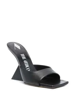 Attico Cheope Heeled Sandals - Black