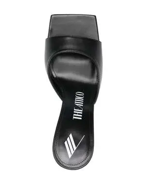 Attico Cheope Heeled Sandals - Black
