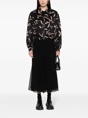 Pinko X Patrick Mcdowell Printed Bomber Jacket