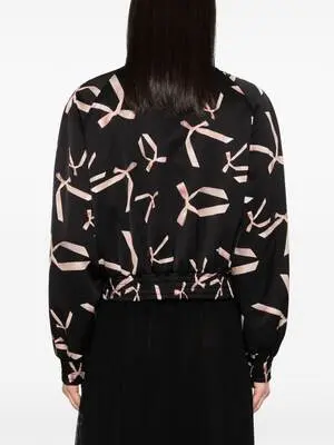 Pinko X Patrick Mcdowell Printed Bomber Jacket