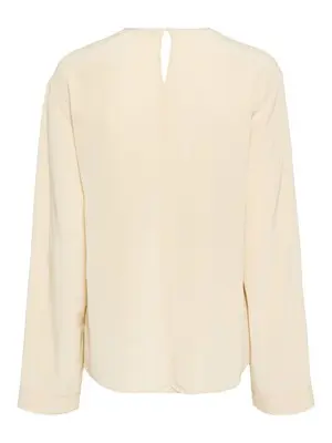 JOSEPH Braidwood Silk Blouse - Neutrals