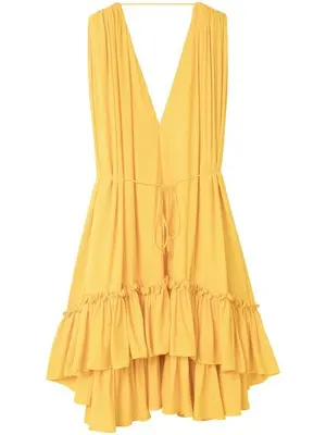 AZ FACTORY Marilyn Sleeveless Flared Dress - Yellow