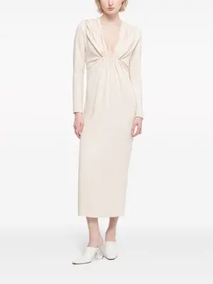 AZ FACTORY Aphrodite Gathered Midi Dress