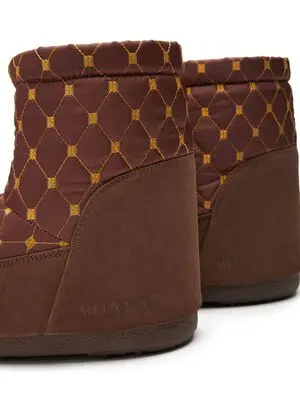 Moon Boot Icon Low Quilted Boots - Brown