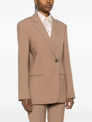 Helmut Lang Notched-lapels Tailored Blazer - Neutrals