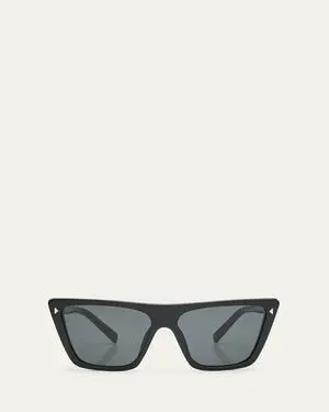 Prada Polarized Logo Butterfly Sunglasses