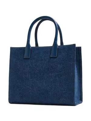Versace La Medusa Denim Tote Bag