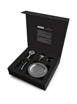 ALESSI Gam01 Stainless Steel Wine Set