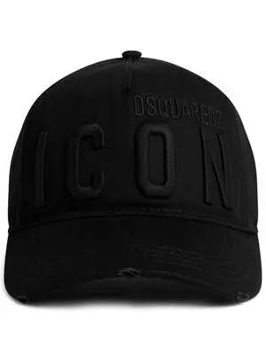 Dsquared2 Logo-embroidered Baseball Cap - Black