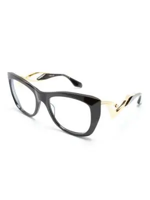 Dita Icelus Cat-eye Frame Glasses - Black