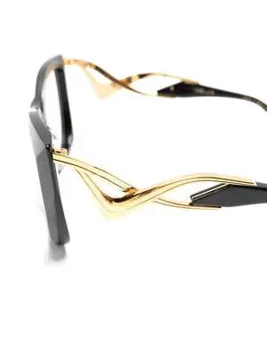 Dita Icelus Cat-eye Frame Glasses - Black