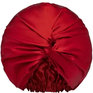 Slip Pure Silk Turban - Scarlet