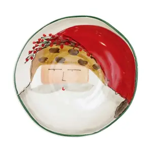 VIETRI Old St. Nick Pasta Bowl - Animal Hat