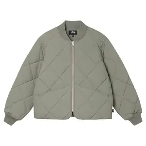 StÜssy Dice Quilted Liner Jacket - Green