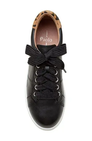 Linea Paolo Jill Platform Sneakers - Black/cognac-black