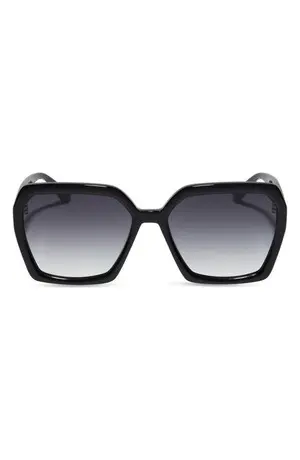 DIFF DIFF Sloane 54mm Square Sunglasses Black